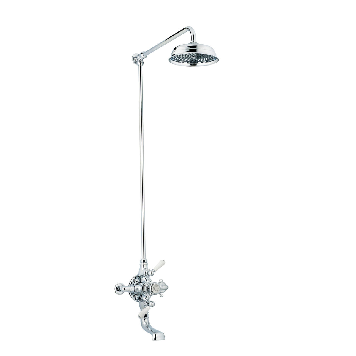 Swadling Invincible Double Exposed Shower Mixer, Rigid Riser Kit, Delu ...